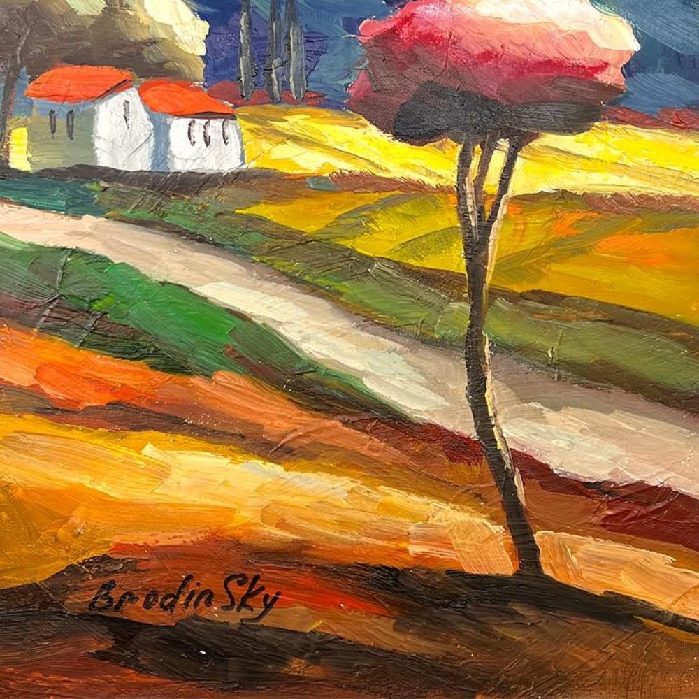 Slava Brodinsky | Slava Brodinsky Hand Signed Original Painting on ...