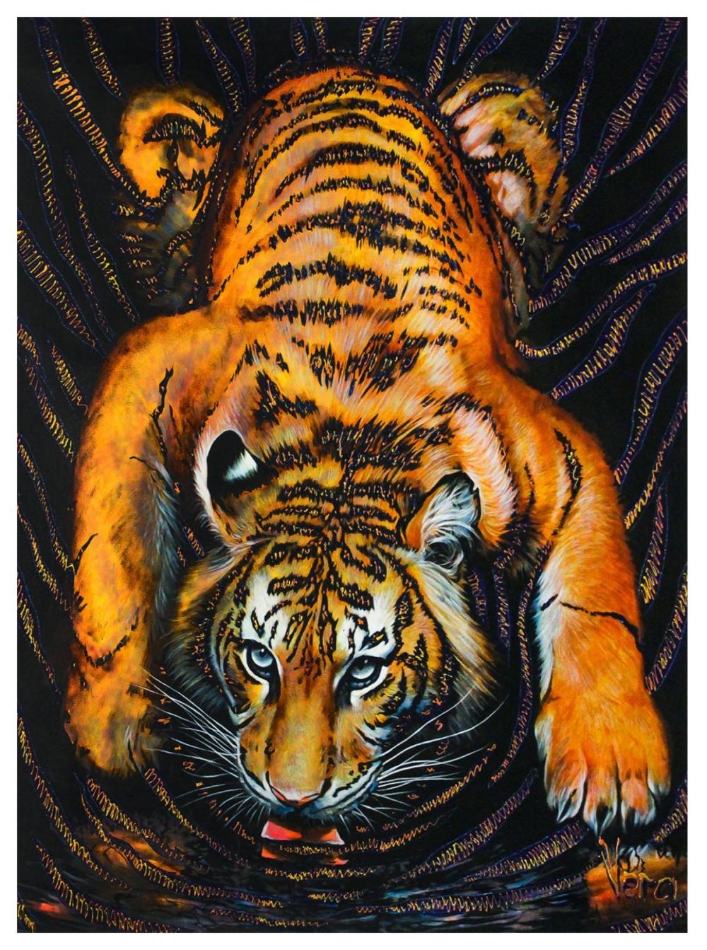 Vera V. Goncharenko | Vera V. Goncharenko- Original Oil on Canvas Getting ready | MutualArt