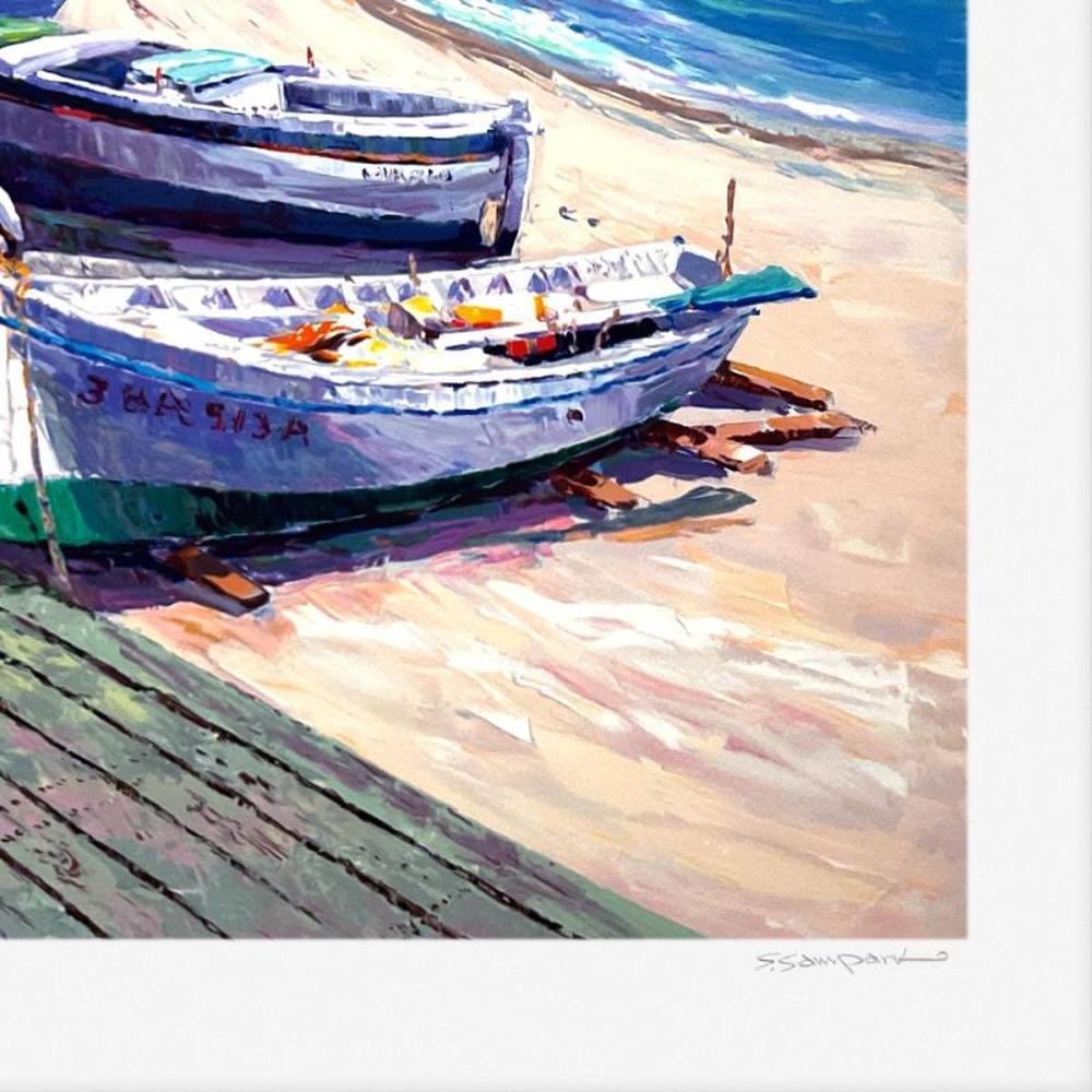 Sam Park | Boats of Calella Limited Edition Printer's Proof Serigraph ...