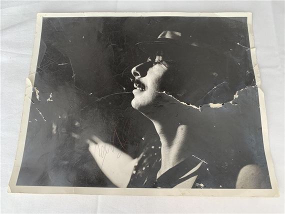 Carlos Santana | Vintage signed Carlos Santana photograph | MutualArt