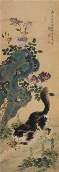 Jin Cheng | Cat and Butterfly | MutualArt