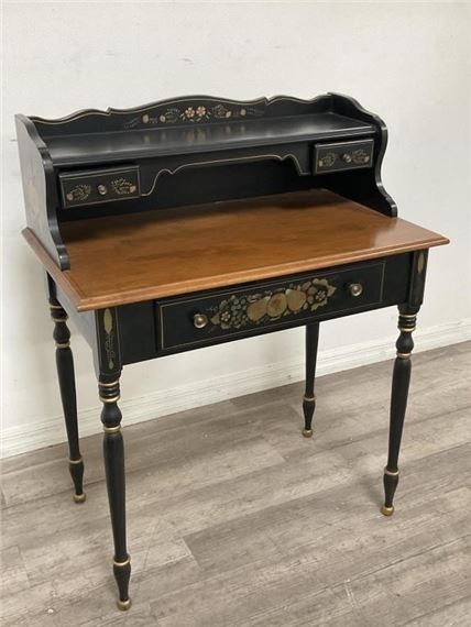 Ethan Allen | Ethan Allen writing desk 32.5w x 18”d x 39.5”h LT | MutualArt