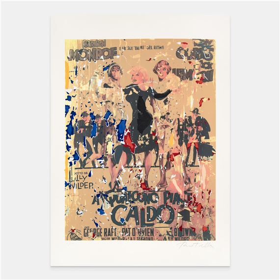 Mimmo Rotella | Antologia lettera E (1998) | MutualArt