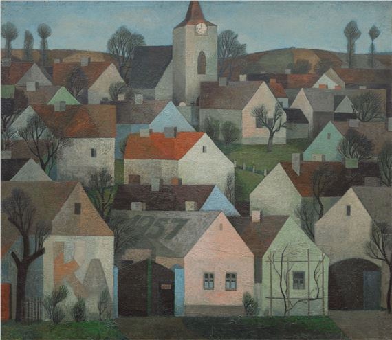 Vlastimil Benes | Bily Kostel (1958) | MutualArt