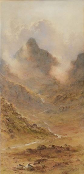 Herbert Moxon Cook | two landscape watercolours | MutualArt