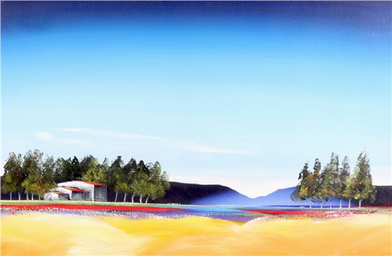 Jacques Krugel | COTTAGE NEXT TO THE FIELD | MutualArt
