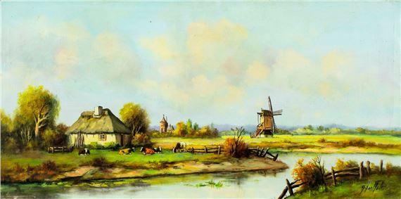 Anton Muller | oil painting antique | MutualArt
