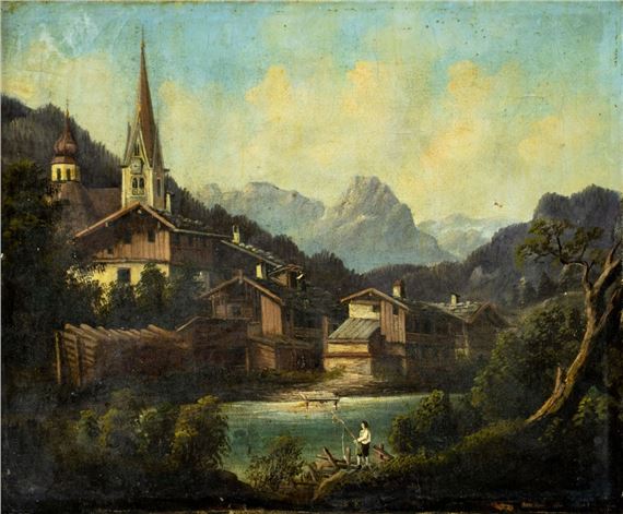 German School, 19th Century | Antique 19C German oil painting | MutualArt