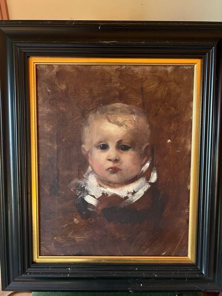 Léon Comerre | Léon François COMERRE (1850-1916) Portrait of a child ...