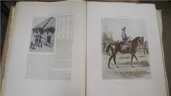 Édouard Jean Baptiste Detaille | Types et uniformes de l'ARMEE FRANCAISE par Edouard DETAILLE ...