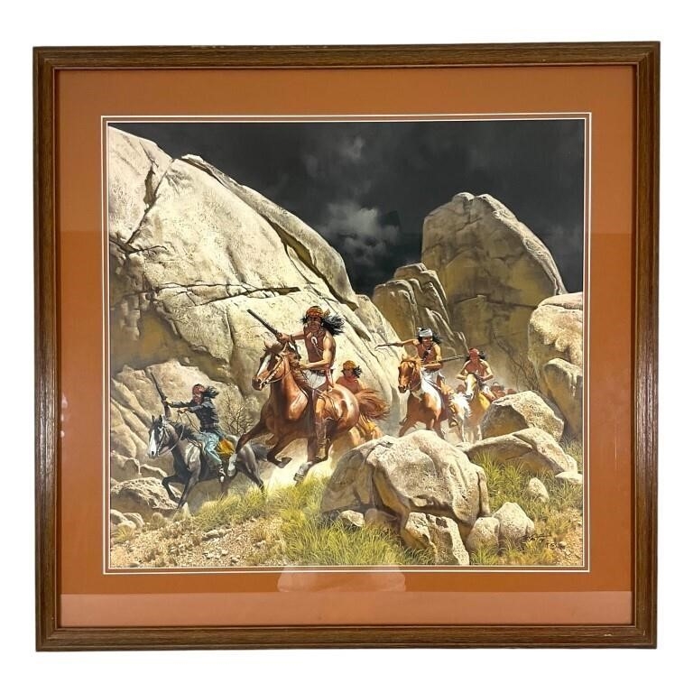 Frank McCarthy | Horse Raid (1980) | MutualArt