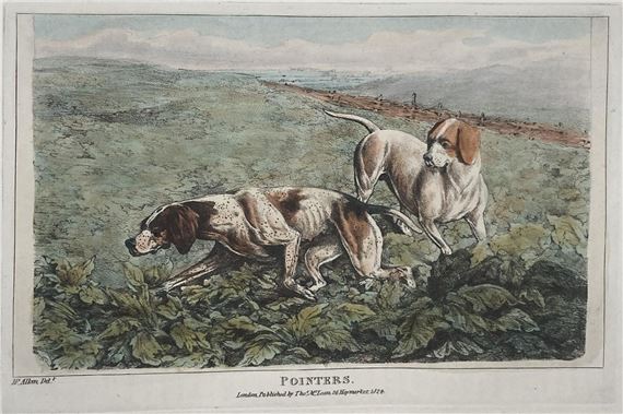 Henry Thomas Alken | Henry Alken - Pointers (1825) | MutualArt