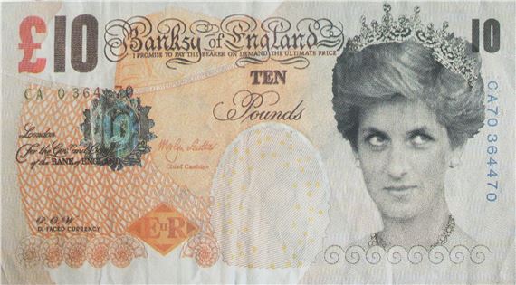 Banksy | BANKSY - Di-Faced Tenner (2004) | MutualArt