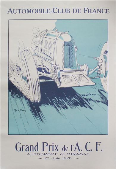 Géo‏ Ham | Georges Hamel - Grand Prix Vintage Poster | MutualArt