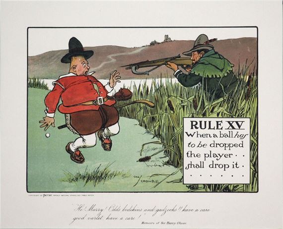 Charles Crombie | Chas Crombie - The Rules of Golf XV (Circa 1905 ...