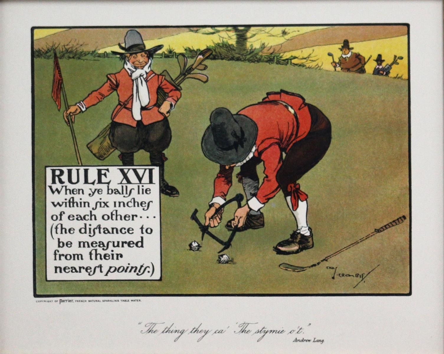 Charles Crombie | Chas Crombie - The Rules of Golf XVI (Circa 1905 ...