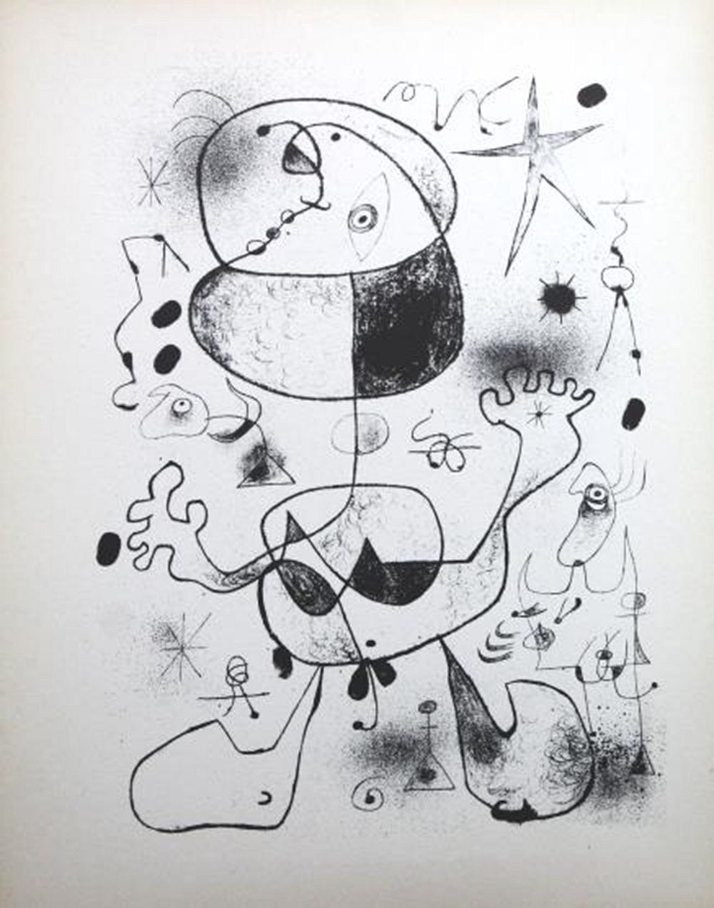 Joan Miró | Joan Miro - Lithograph VI (1947) | MutualArt