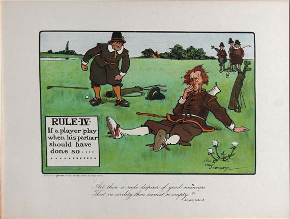 Charles Crombie | Chas Crombie - The Rules of Golf IV (Circa 1905 ...
