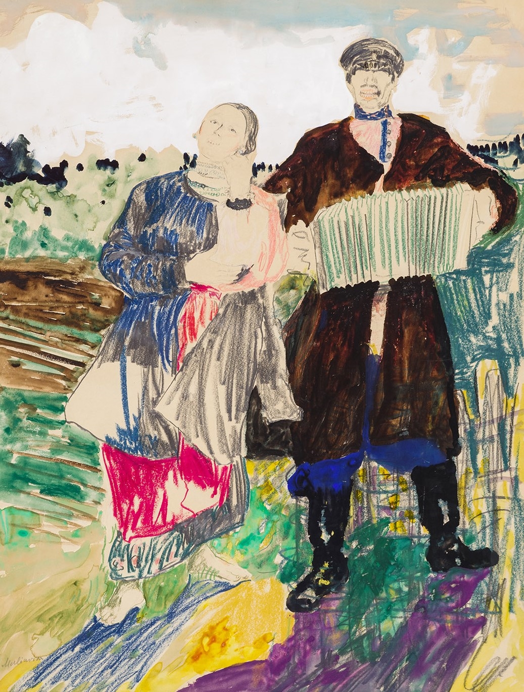 Philip Malyavin | Village festivities | MutualArt