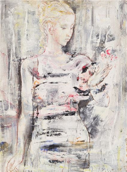 Boris Aleksandrovich Talberg | Portrait of a woman (1977) | MutualArt