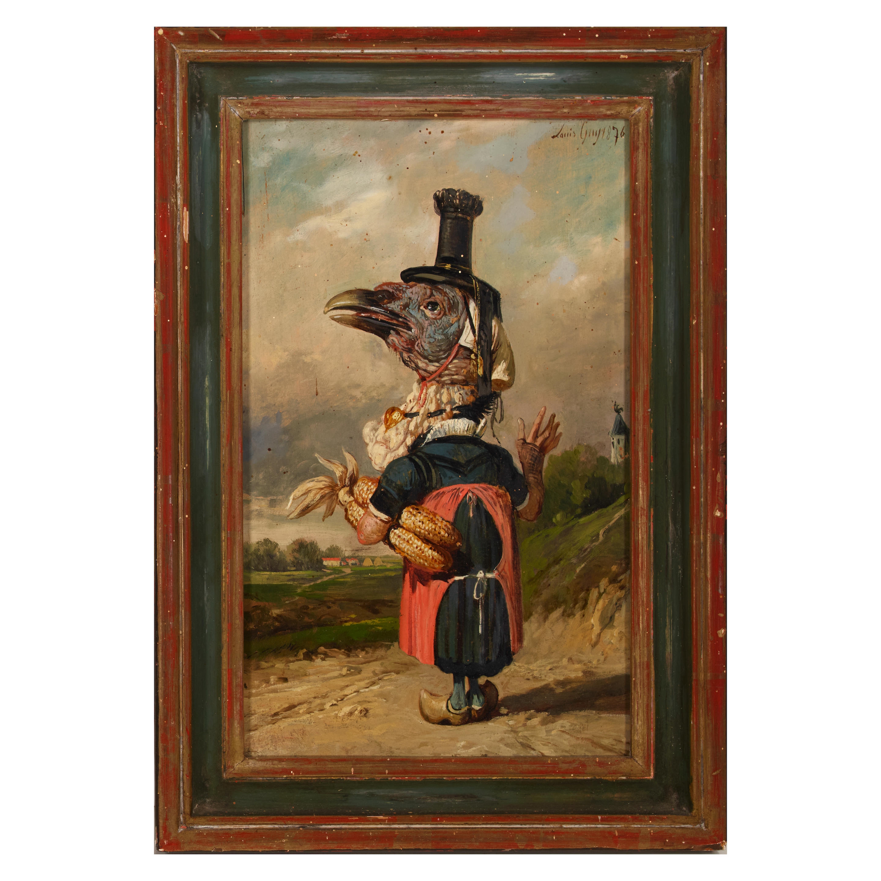 Louis Guy | Anthropomorphic Duck and Turkey (1876 - 1877) | MutualArt