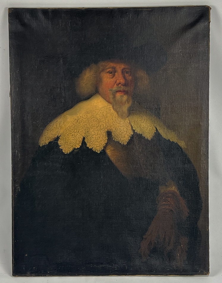 Dutch School, 18th Century | portrait of gentleman wearing lace collar ...