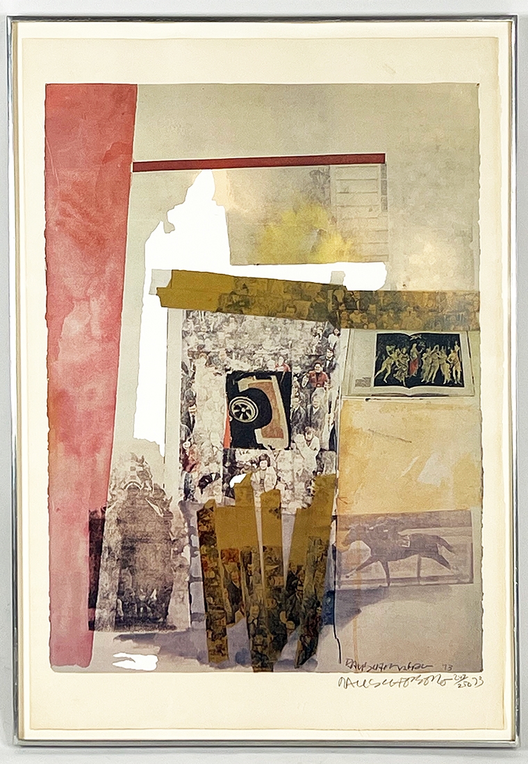 Robert Rauschenberg | ROBERT RAUSCHENBERG (American (1973) | MutualArt