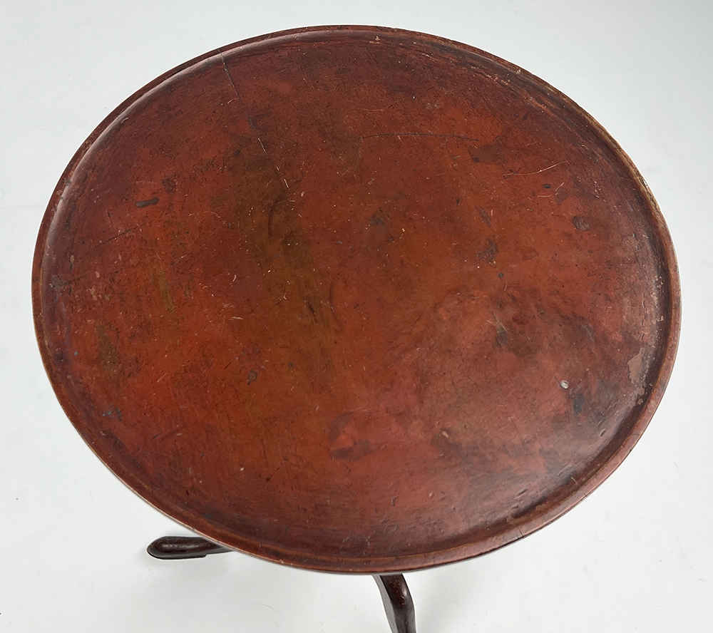 Anne Cherry | CONNECTICUT QUEEN ANNE CHERRY CANDLESTAND | MutualArt