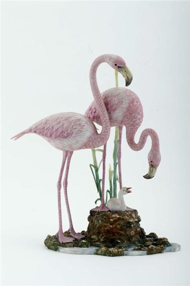 Carlos Calisto | ESCULTURA FLAMINGOS (1974) | MutualArt