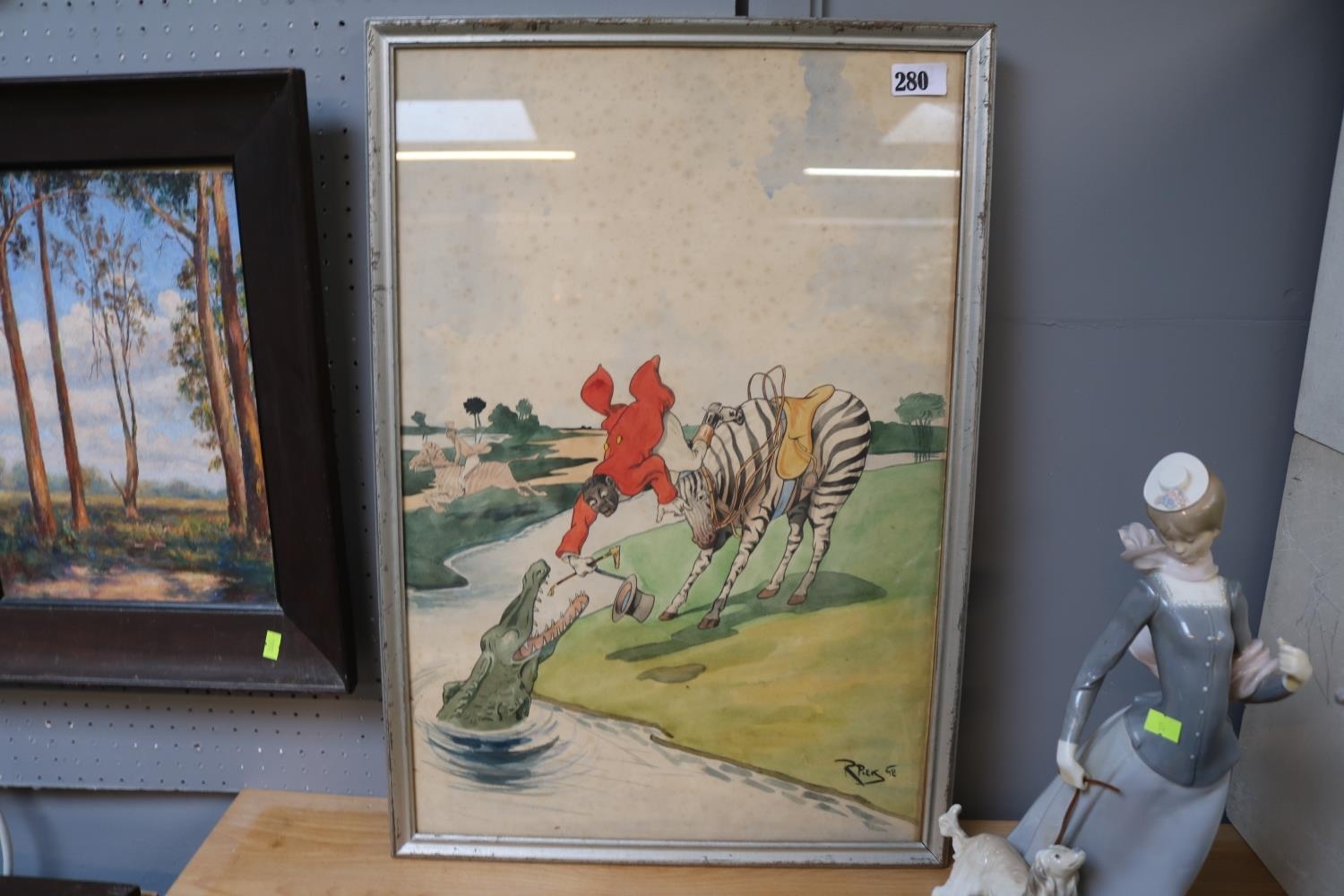 Rudolf Pick | Original cartoonists depicting a comical scene of a ...