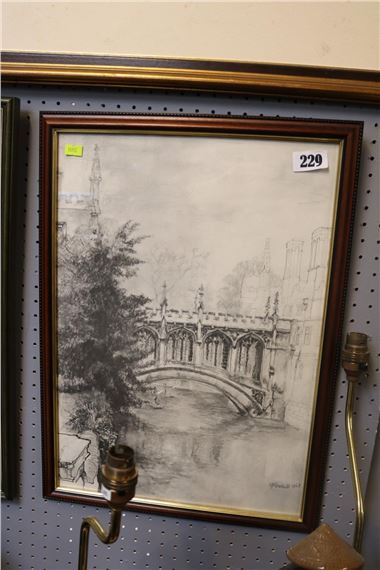 Die Brücke | W J Maskell Framed of the Bridge of Sighs, St johns ...