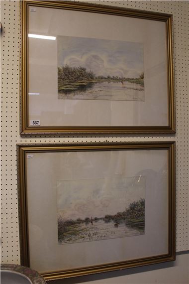 Gilbert Baird Fraser | Gilbert Baird Fraser ; Pair of Watercolours of ...