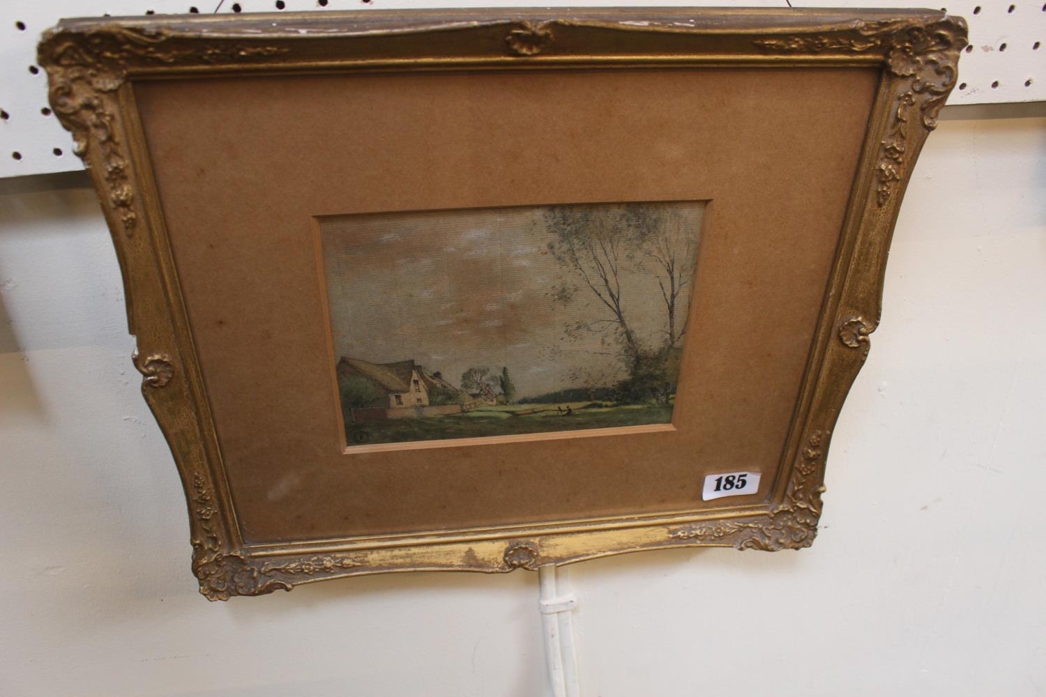 George Mackley | George Mackley the backs at Holywell mounted and gesso ...