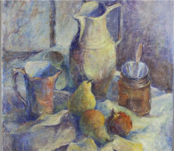 Kathleen Downing | Original Still Life with Fruit, . By the renowned ...