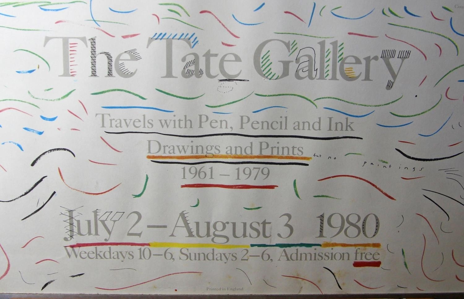David Hockney | David Hockney Original Tate Gallery Poster Framed ...