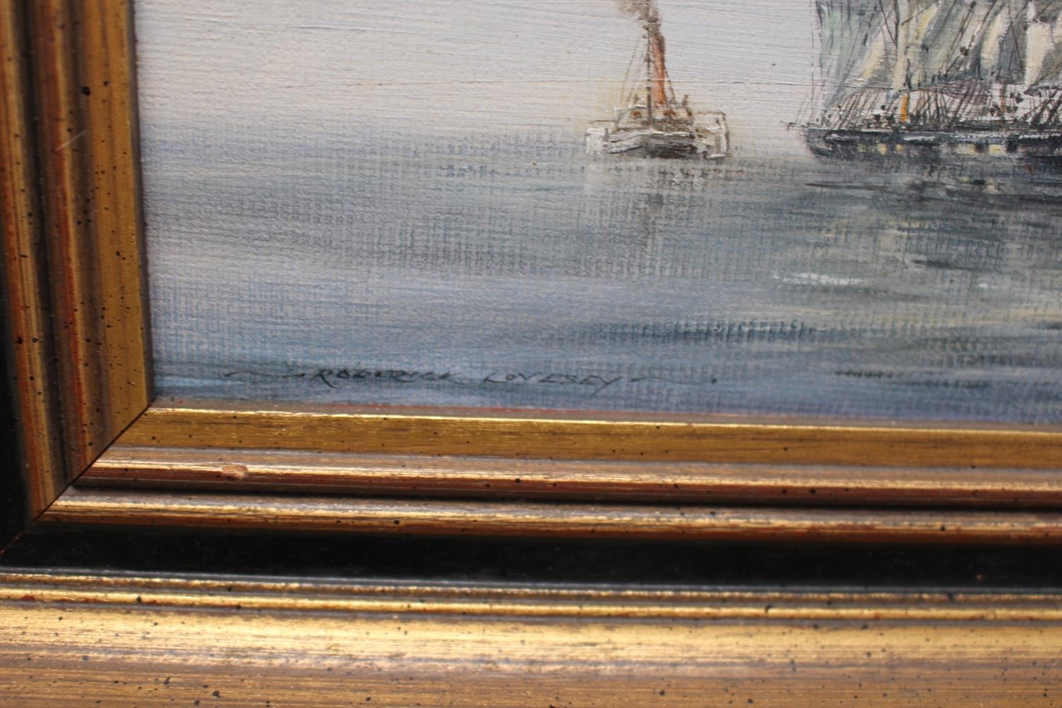 Roderick Lovesey | Roderick Lovesey Oil on board of a Galleon | MutualArt