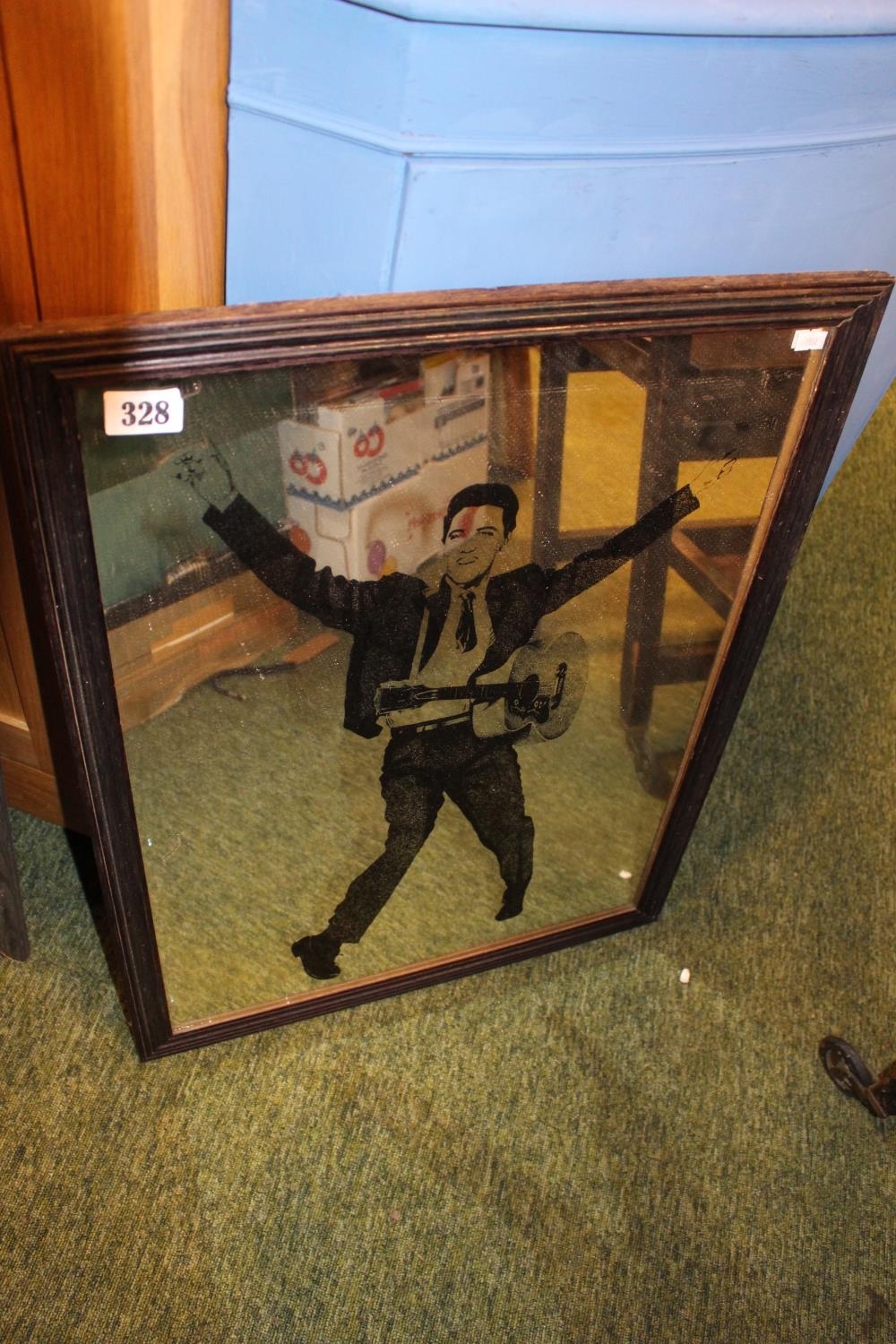 Elvis Presley | Framed Mirror depicting Elvis Presley | MutualArt