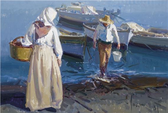 Eustaquio Segrelles | After the Fishing (1981) (1981) | MutualArt