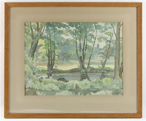 Ethelbert White | Two views of the Tillingbourne | MutualArt