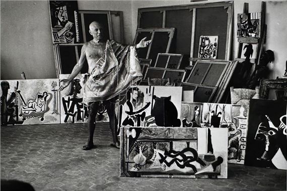 Robert Doisneau | ROBERT DOISNEAU 1912-1994 Picasso, 1963. Photograph ...