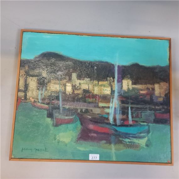 Jean Perret | Au port | MutualArt
