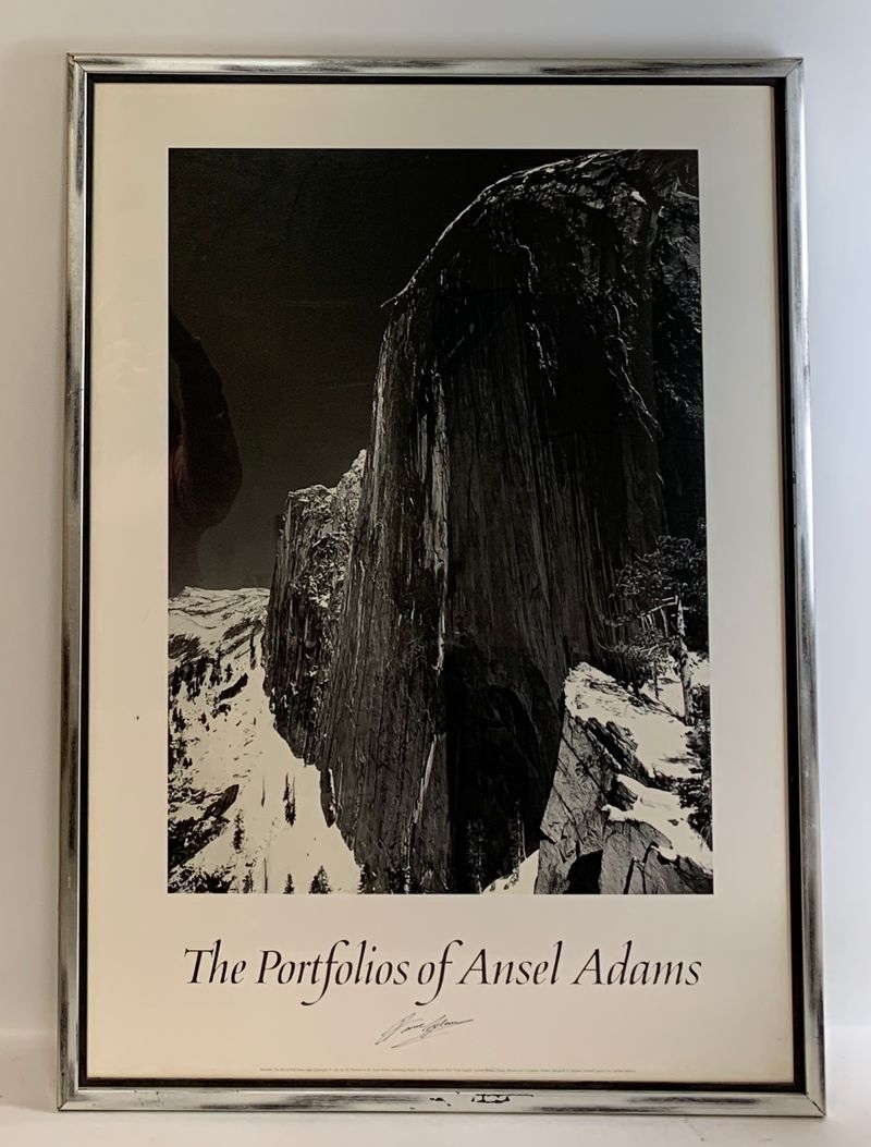 Ansel Adams | The Portfolios of Ansel Adams Signed Poster | MutualArt