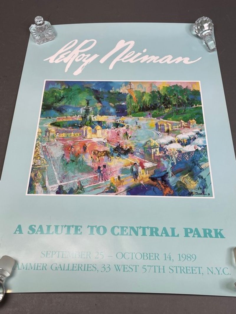LeRoy Neiman | Leroy Neiman A Salute to Central Park Exhibition Poster ...