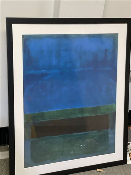 Mark Rothko | Large Mark Rothko Print. Blue, Green and Brown | MutualArt