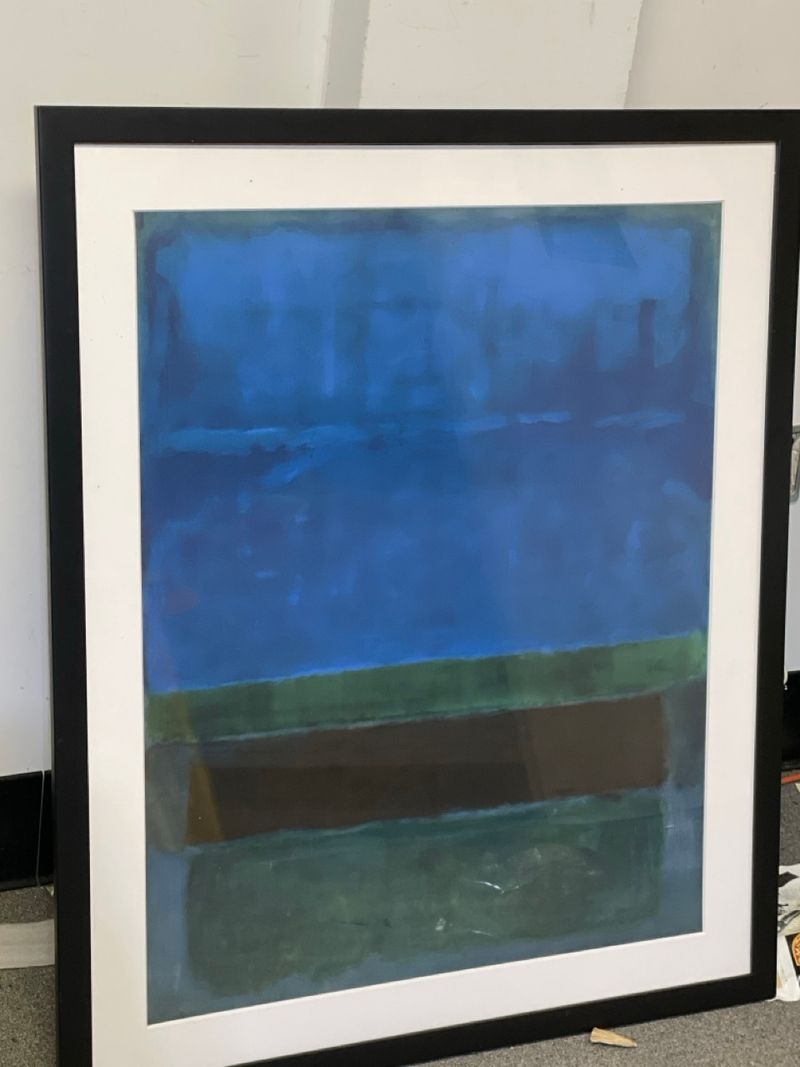 Mark Rothko | Large Mark Rothko Print. Blue, Green and Brown | MutualArt