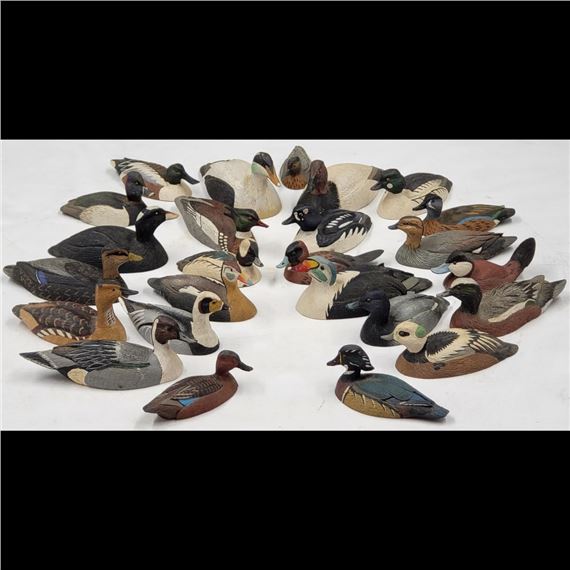 William J. Koelpin | Miniature Wooden Duck Decoys By William J. Koelpin ...