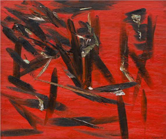 Fernand Leduc | Gaze Etimine (1955) | MutualArt