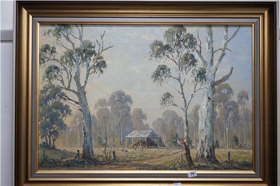 Laurence Finney | Hayshed in Hall's Gap | MutualArt
