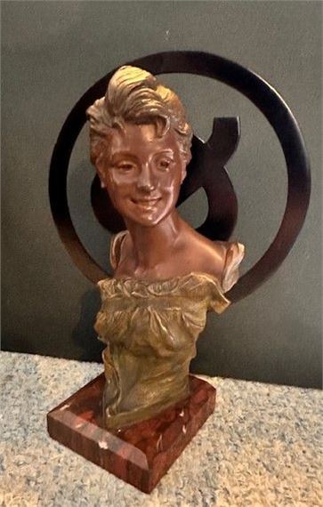 Herve van der Straeten | Bust of a young woman in a bun | MutualArt