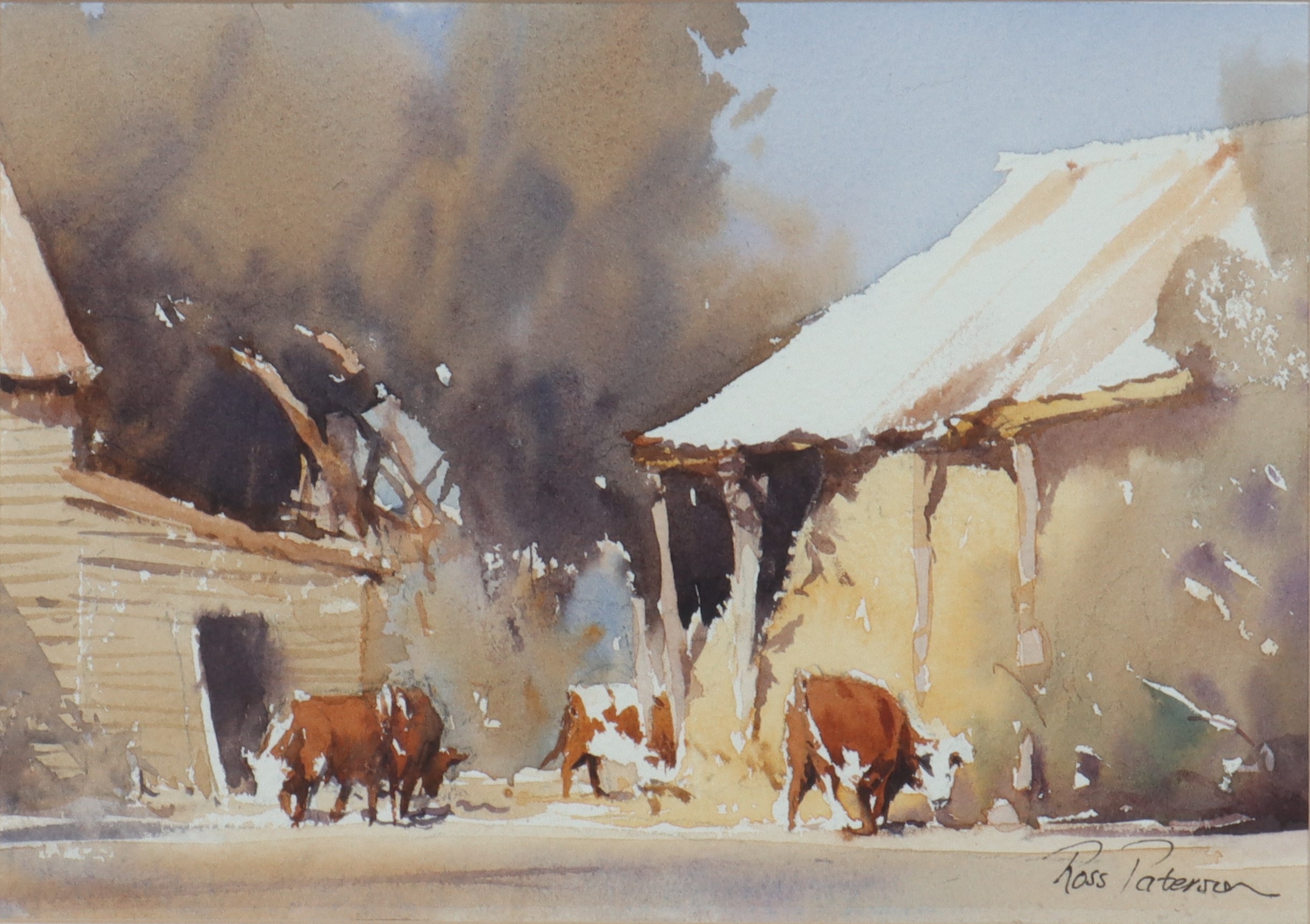 Ross Paterson | Farmyard Wahgunyah | MutualArt